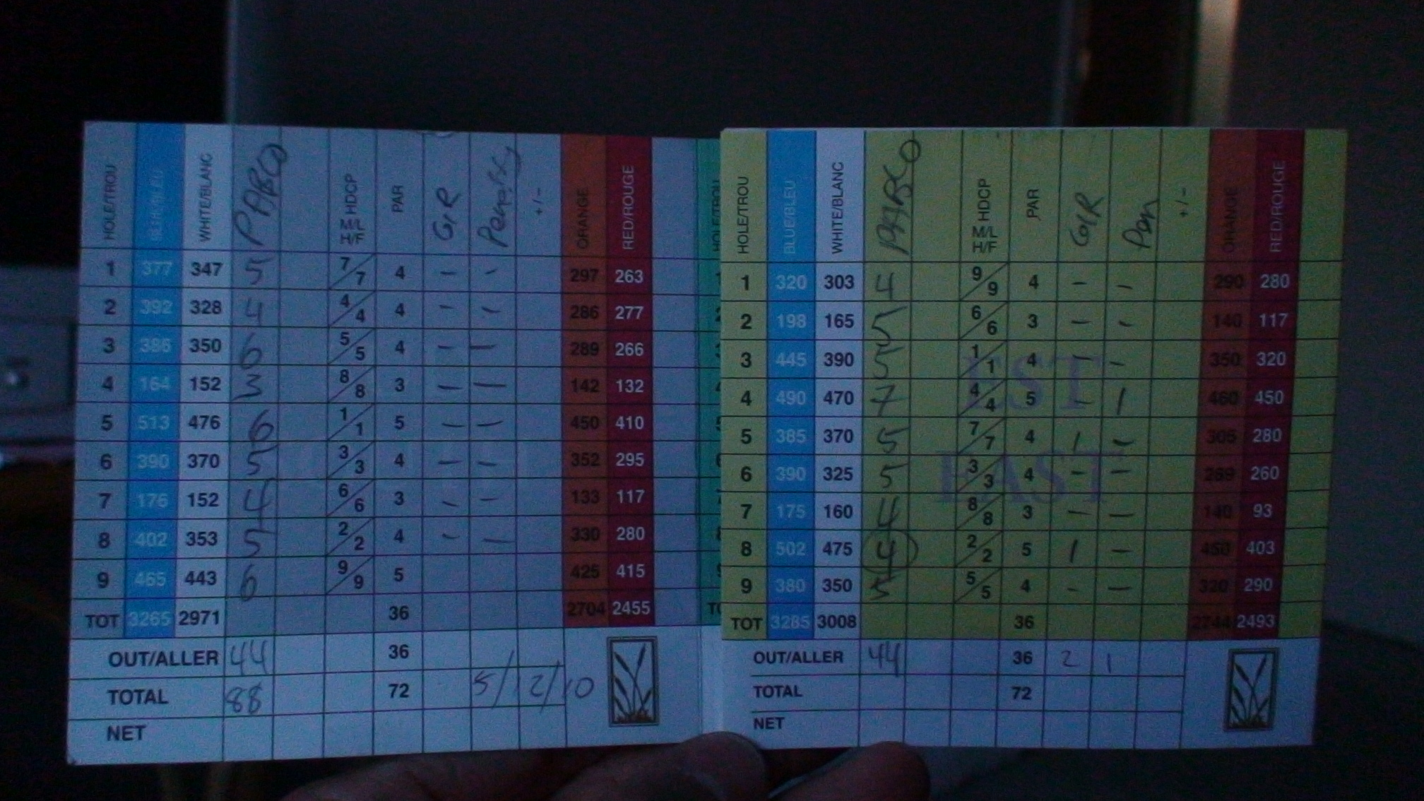 Scorecard and Handicap Tracker
